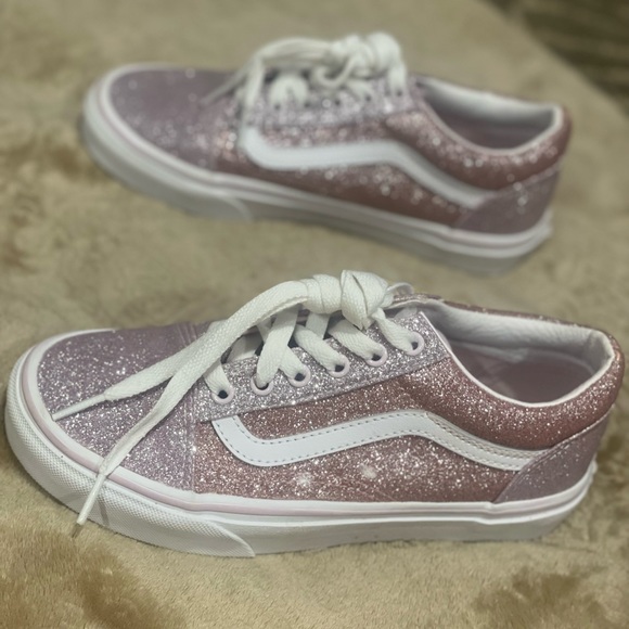 Vans | Shoes | Sparkly Girls Vans | Poshmark